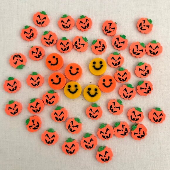 Office | Halloween Pumpkin And Smiley Face Mini Erasers Lot Of 4 ...